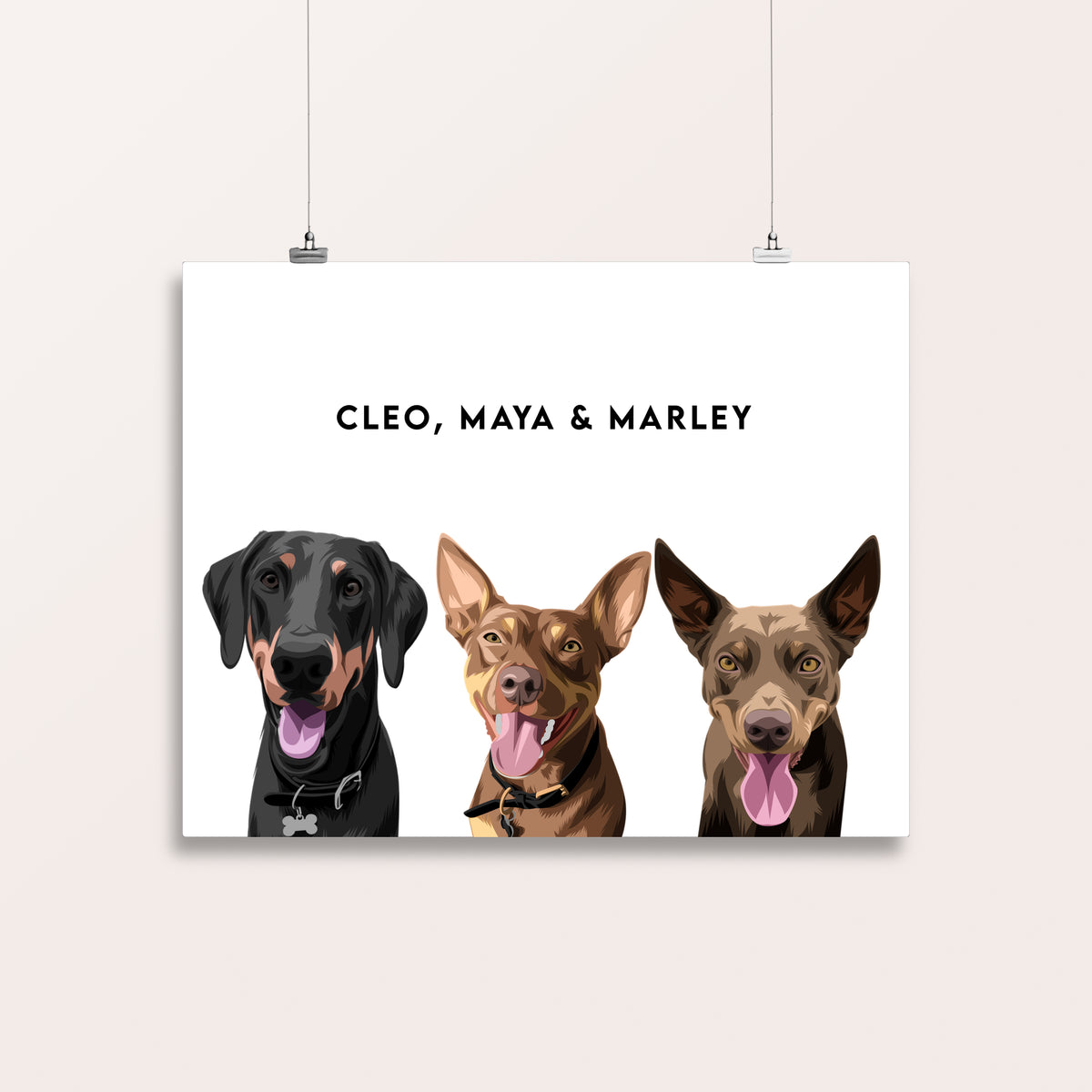Custom Pet Portrait (Poster) | Barkify